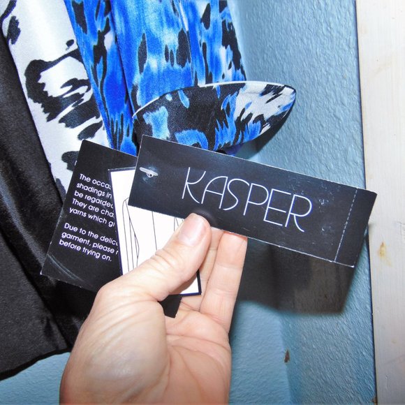 Kasper | Skirts | Blue Kasper Professional Suit | Poshmark